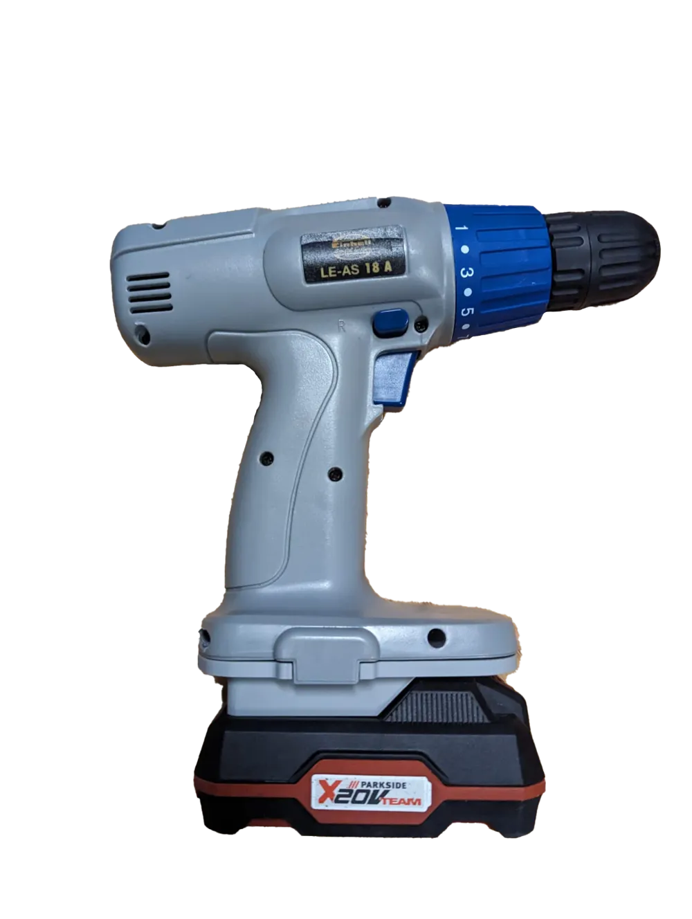 Battery Adapter - Einhell (oldschool) to PARKSIDE X 20 V Team (Akku ...