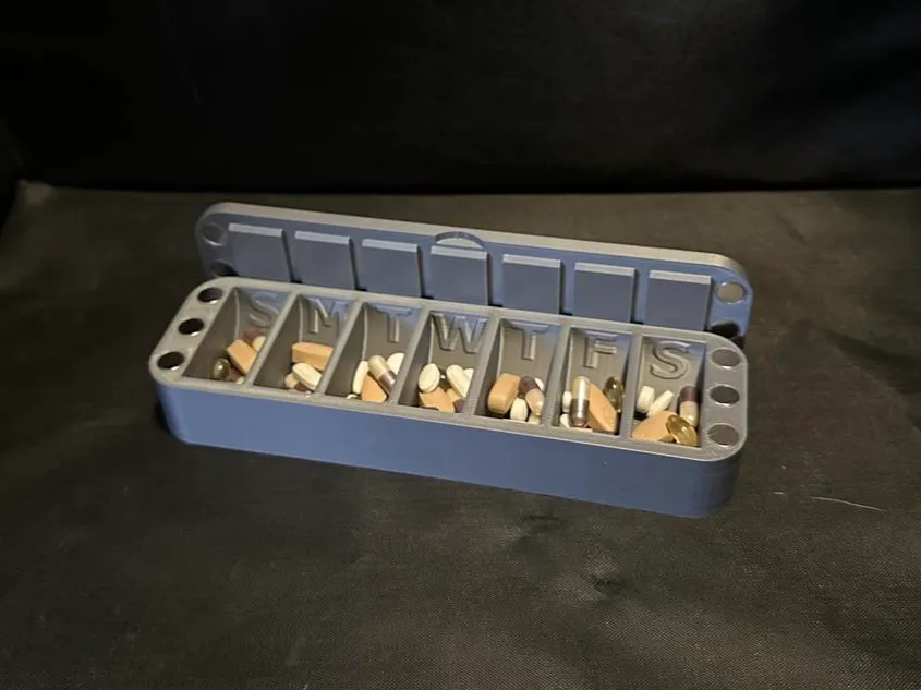 Rugged Magnetic Pill Vault - Travel Rated by BATTCAVE MakerWorld ...