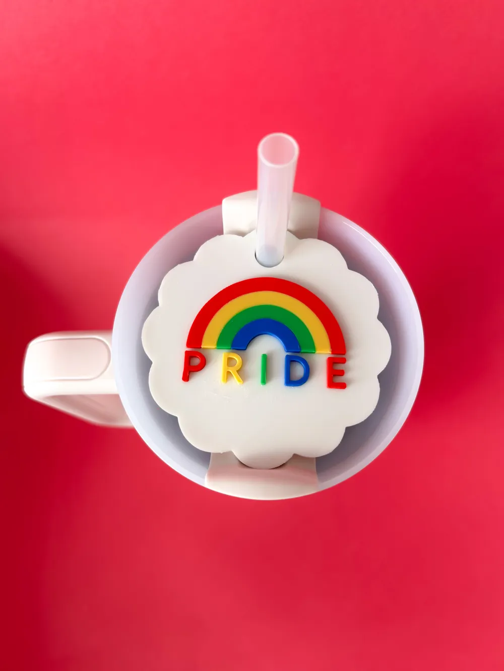 Rainbow 40z Stanley Cup Tumbler Topper - Free 3D Print Model - MakerWorld