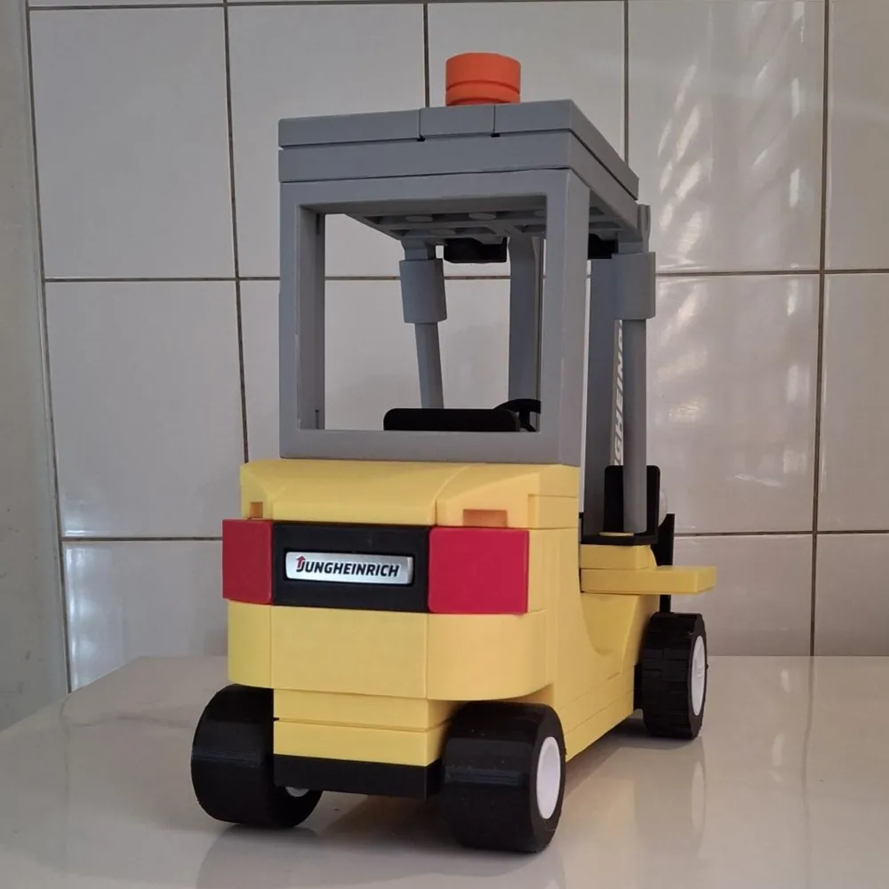 Custom brick Jungheinrich forklift 400% - Free 3D Print Model - MakerWorld
