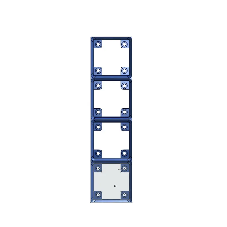 Gridfinity Baseplate 4x1 with magnet holes by Madness3D - MakerWorld
