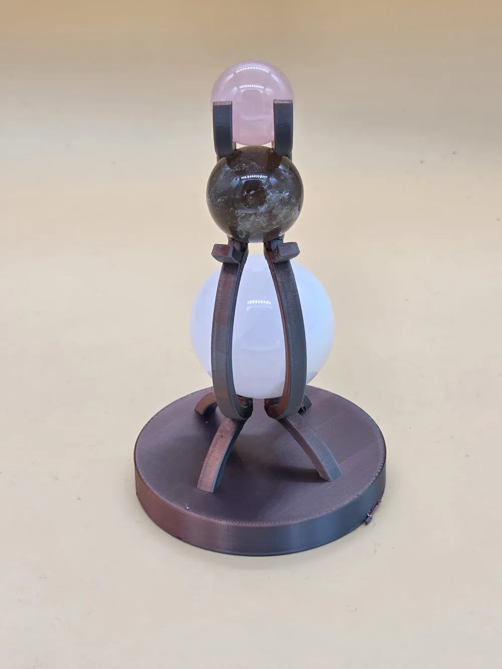 Ball stand for decorative and gemstone spheres - Free 3D Print Model ...