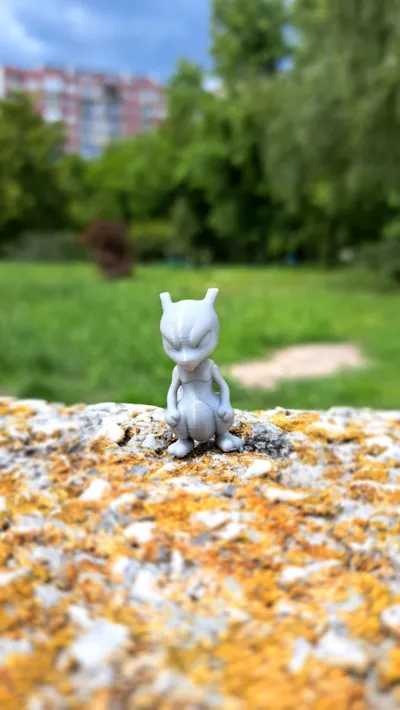 Little Mewtwo-print 30min- keychain Pokemon - Free 3D Print Model ...