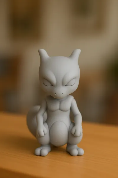 Little Mewtwo-print 30min- keychain Pokemon - Free 3D Print Model ...