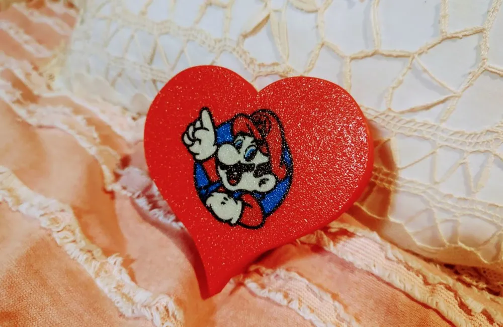 Mario Heart Box for Valentine's Day by HIY12002 - MakerWorld