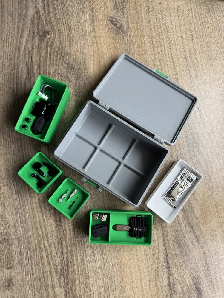 Nozzle gridfinity box stackable by MartinMakerWorld: Download Free 3D Models