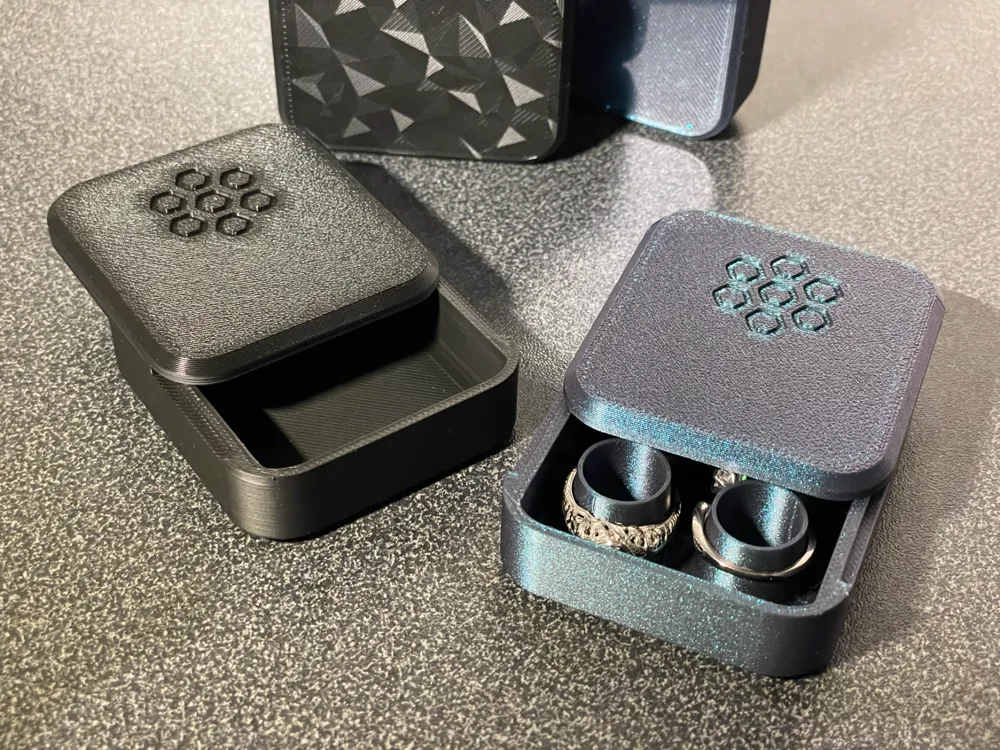 Ring Box/Container w/ Sliding Lid by Wet PLA Guru MakerWorld: Download ...