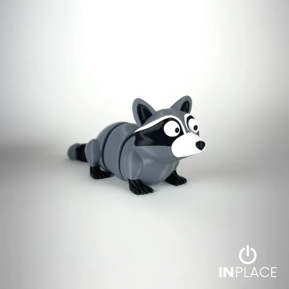 Cute Raccoon Articulated by InPlace MakerWorld: Download Free 3D Models