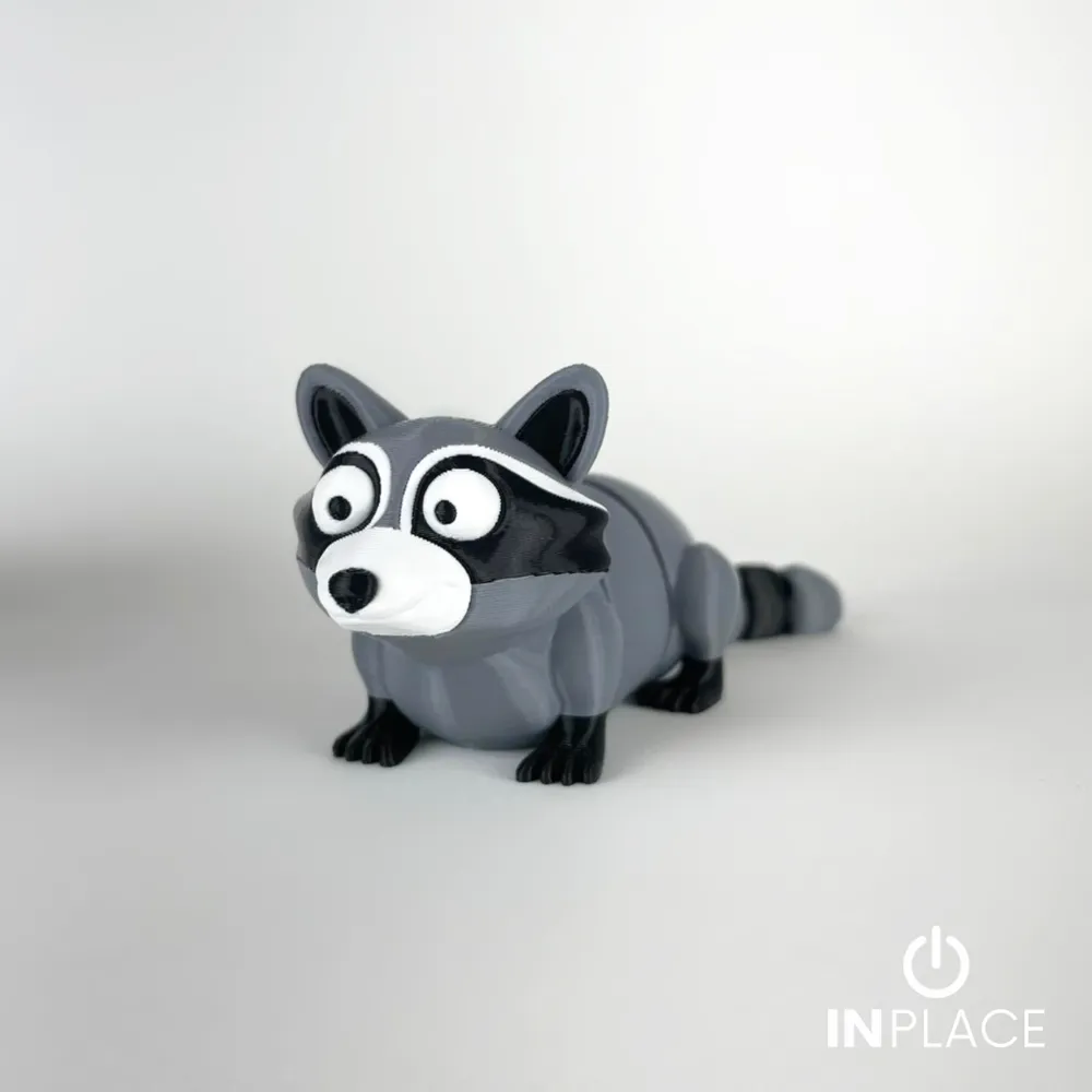 Cute Raccoon Articulated by InPlace MakerWorld: Download Free 3D Models