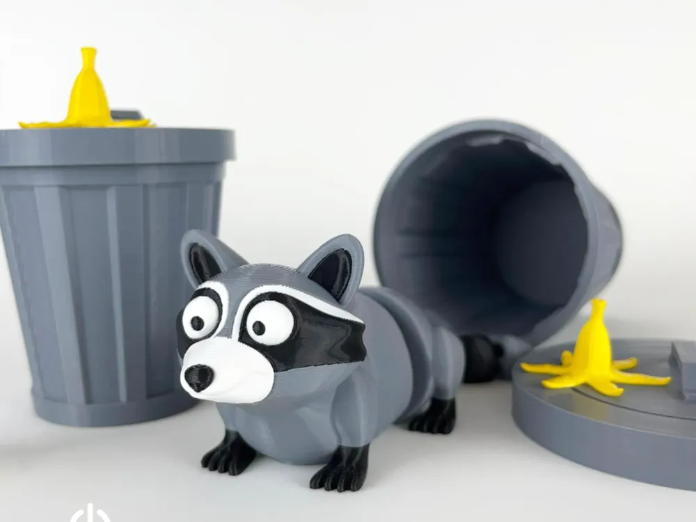 Cute Raccoon Articulated - Free 3D Print Model - MakerWorld