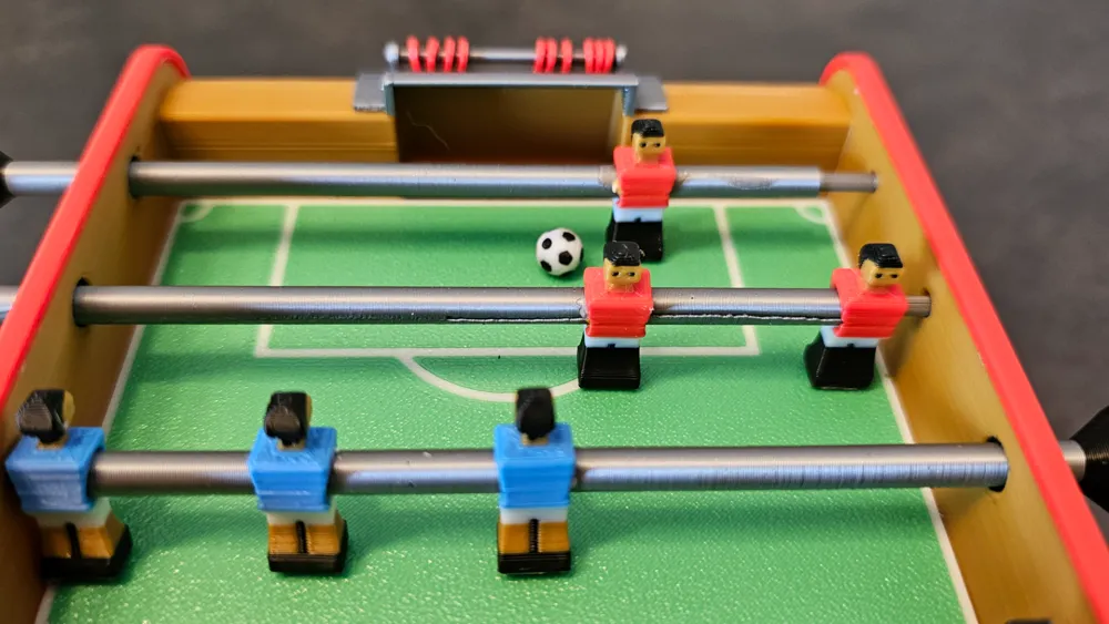 Foosball - Baby foot - Table football/soccer - Free 3D Print Model ...