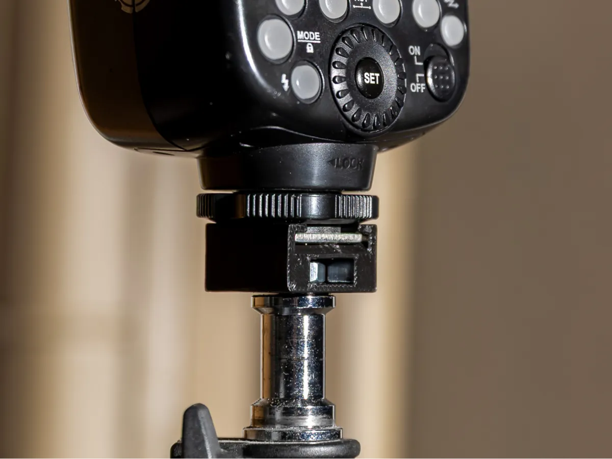 Flash cold shoe tripod mount - Free 3D Print Model - MakerWorld