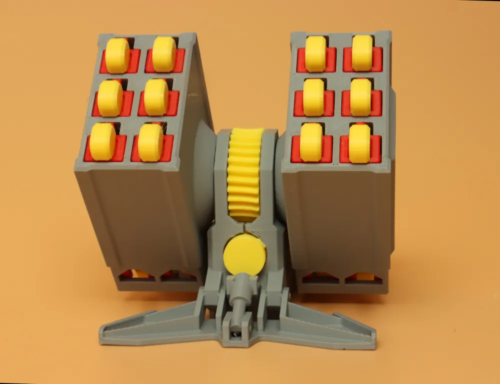 MISSILE TURRET TOY by printchallenge MakerWorld: Download Free 3D Models