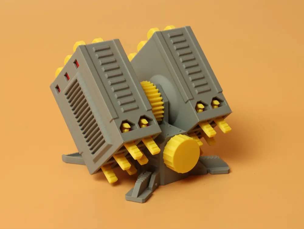 MISSILE TURRET TOY by printchallenge MakerWorld: Download Free 3D Models