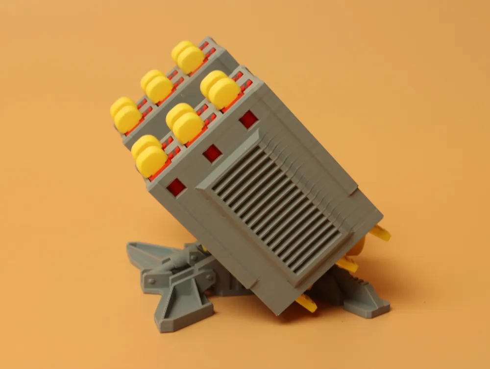MISSILE TURRET TOY by printchallenge MakerWorld: Download Free 3D Models