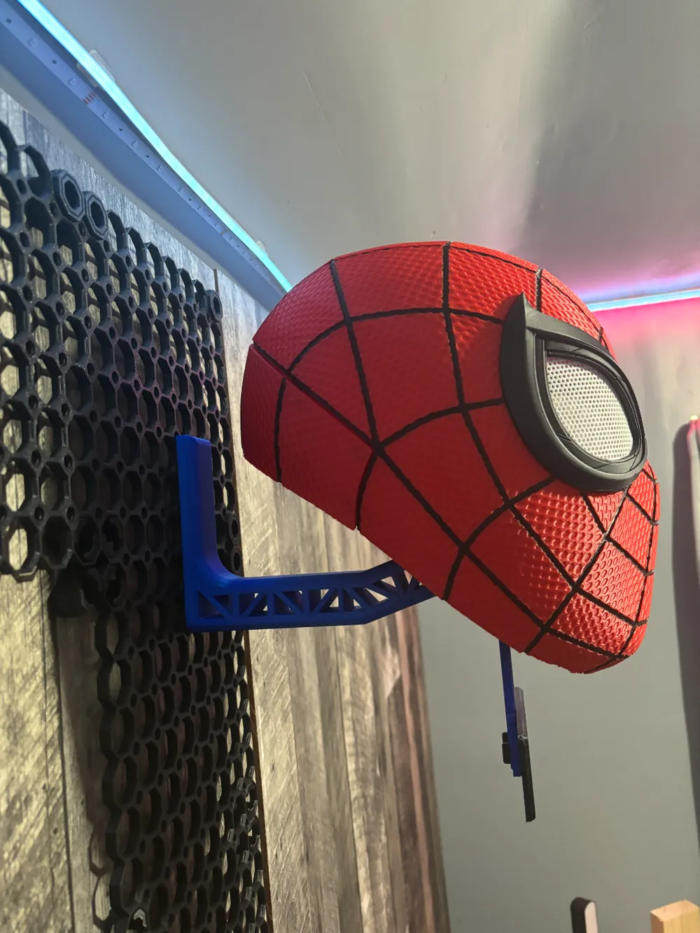 Helmet Hanger Mount With Name Plates - Free 3D Print Model - MakerWorld