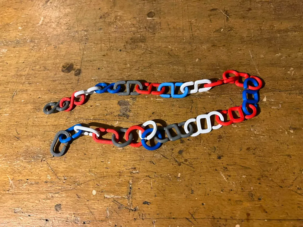 C-shaped, chain links by Ainon3Dprint - MakerWorld