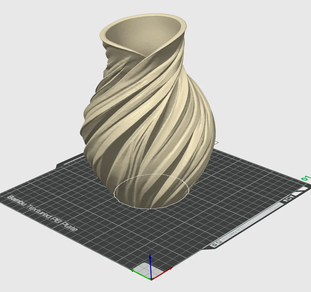 Twist Flow Vase - Free 3D Print Model - MakerWorld