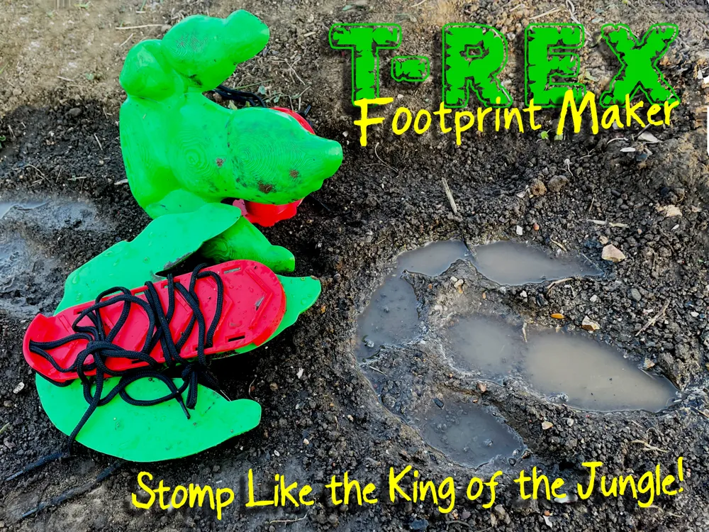 T-Rex Footprint Maker by allinonedesign MakerWorld: Download Free 3D Models