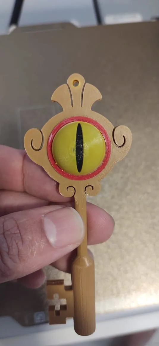 The Owl House Key Colored Parted - Free 3D Print Model - MakerWorld