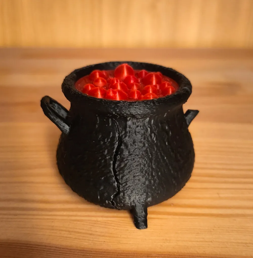 Witch’s Cauldron with Glowing Potion Insert by raeuberhose MakerWorld ...