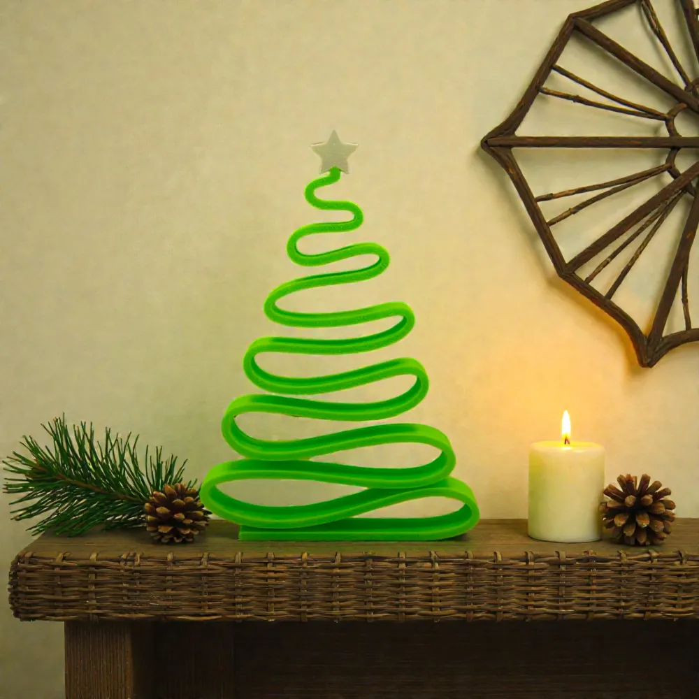 Spiral Christmas Tree / Spiral Christmas Tree - Free 3D Print Model ...