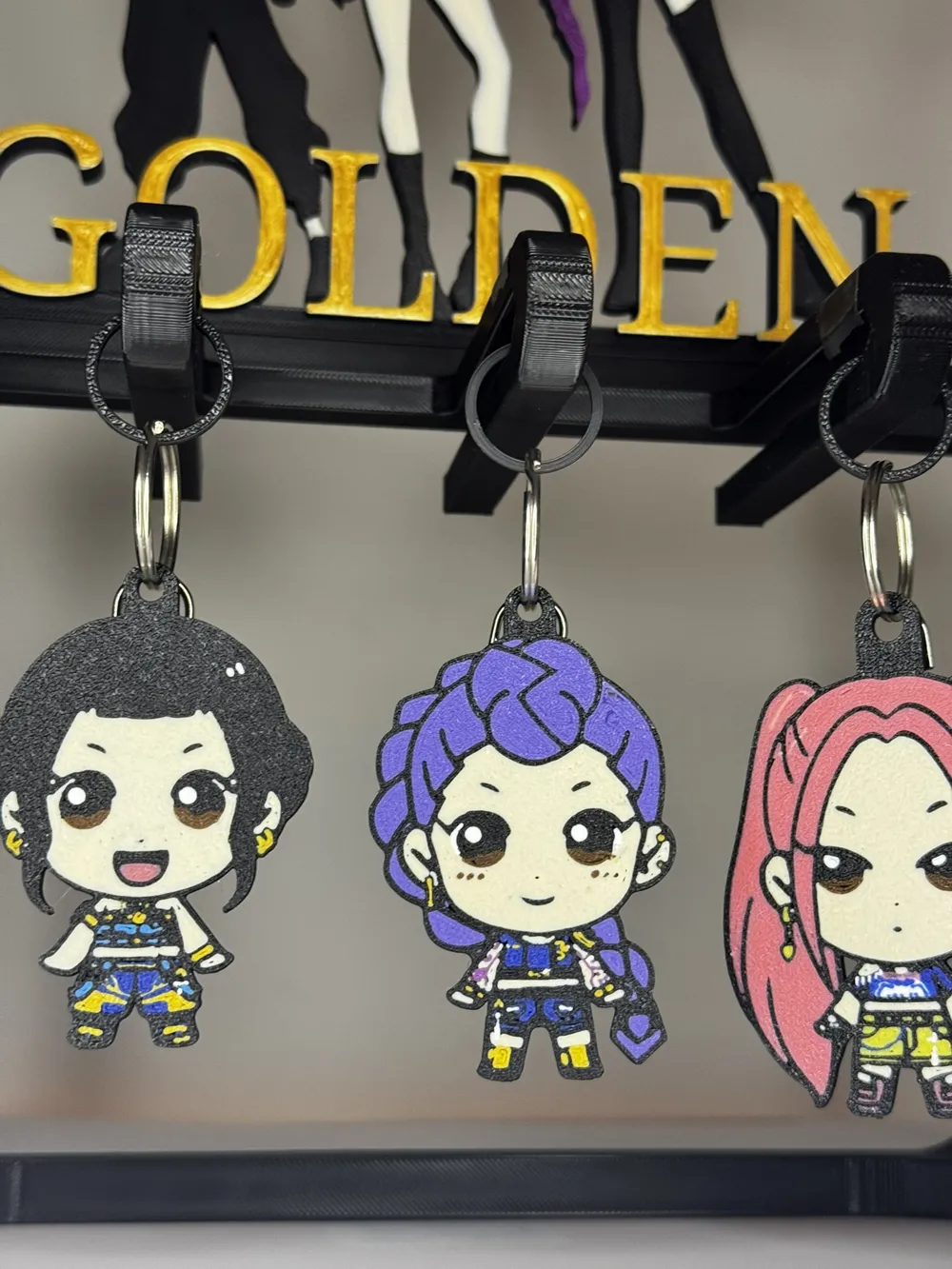 Rumi – Kpop Demon Hunters HUNTR/X Chibi Keychain by NandaFox MakerWorld ...