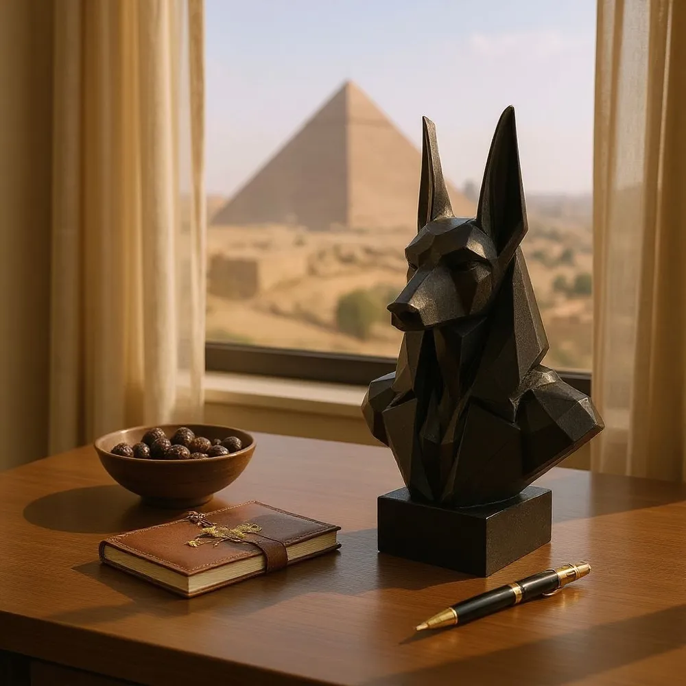 Low Poly Anubis Bust by Deltaprints MakerWorld: Download Free 3D Models