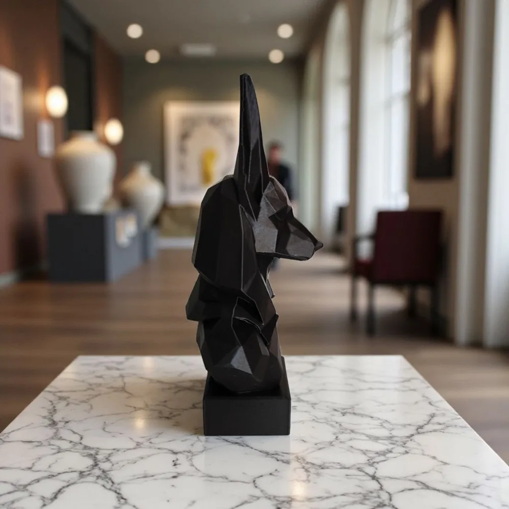 Low Poly Anubis Bust by Deltaprints MakerWorld: Download Free 3D Models