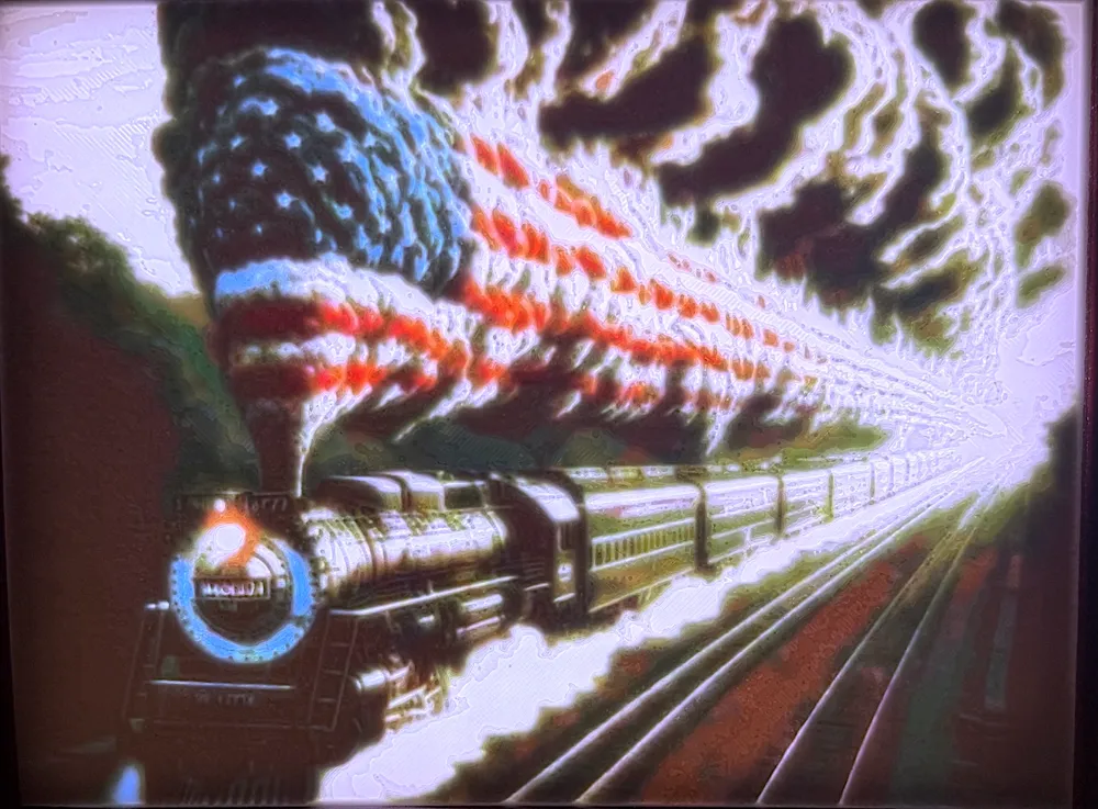 USA Train Lithophane - Free 3D Print Model - MakerWorld