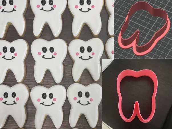 Tooth Cookie Cutter by CookieCutterConnoisseur MakerWorld: Download ...