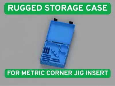 Corner Jig with changeable Radius/Chamfer inserts by warloghMakerWorld ...