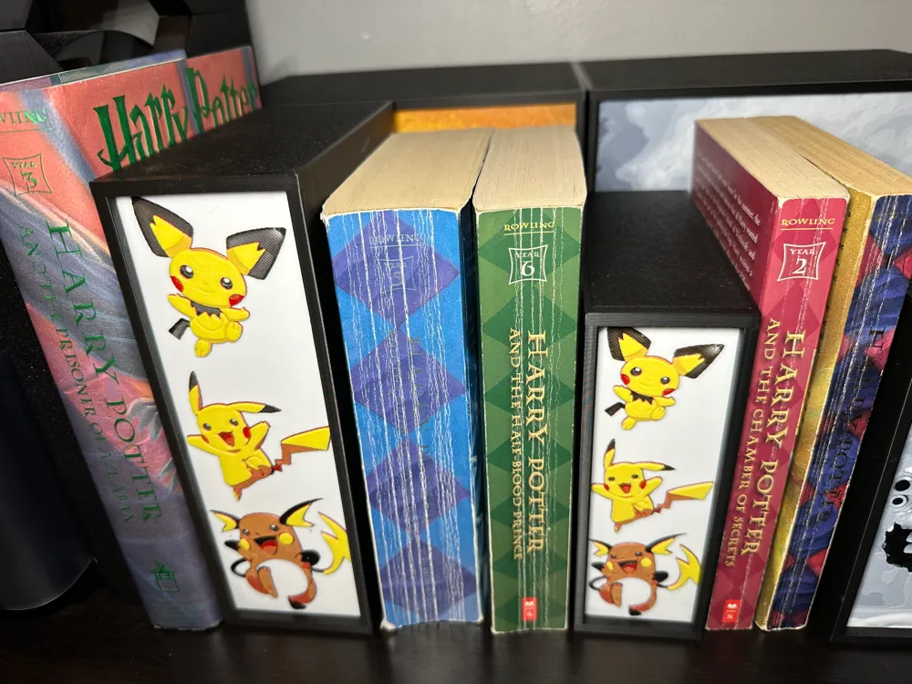 Pikachu Evolution Hueforge Bookmarks - 2 sizes by Hey Ben - MakerWorld
