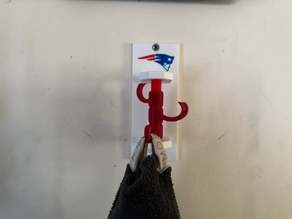 NFL Teams Towel Hooks - Free 3D Print Model - MakerWorld