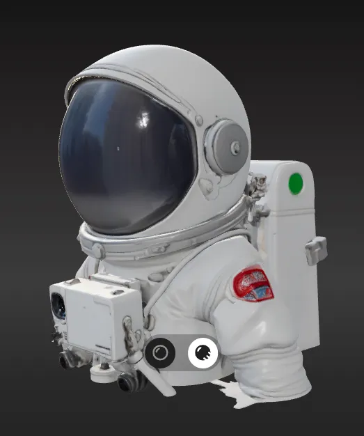 miniature astronaut bust by lagalerylab - MakerWorld