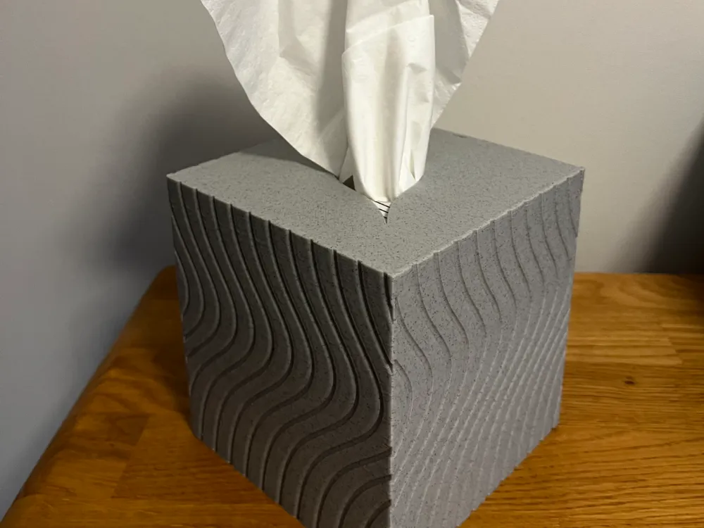 Big tissue box with sliding locking lid by chmod_700 MakerWorld ...