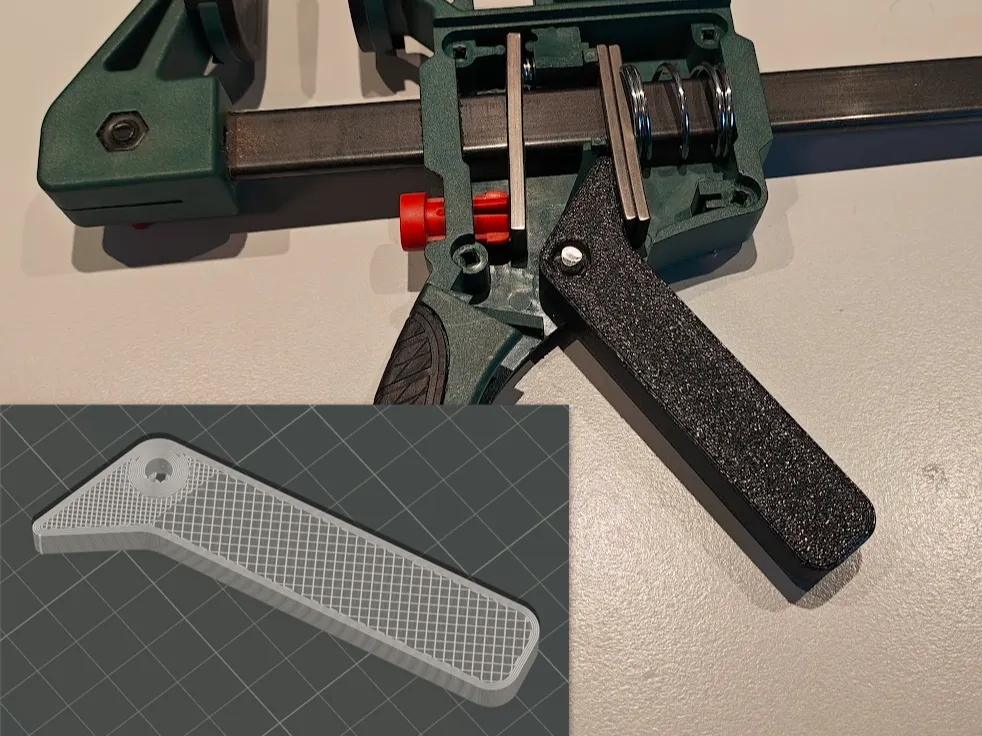 Simpified Parkside Clamp Handle - Free 3D Print Model - MakerWorld