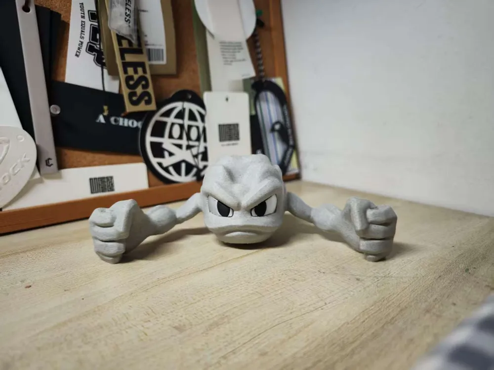 noams Pokemon Geodude 6cm tall - Free 3D Print Model - MakerWorld