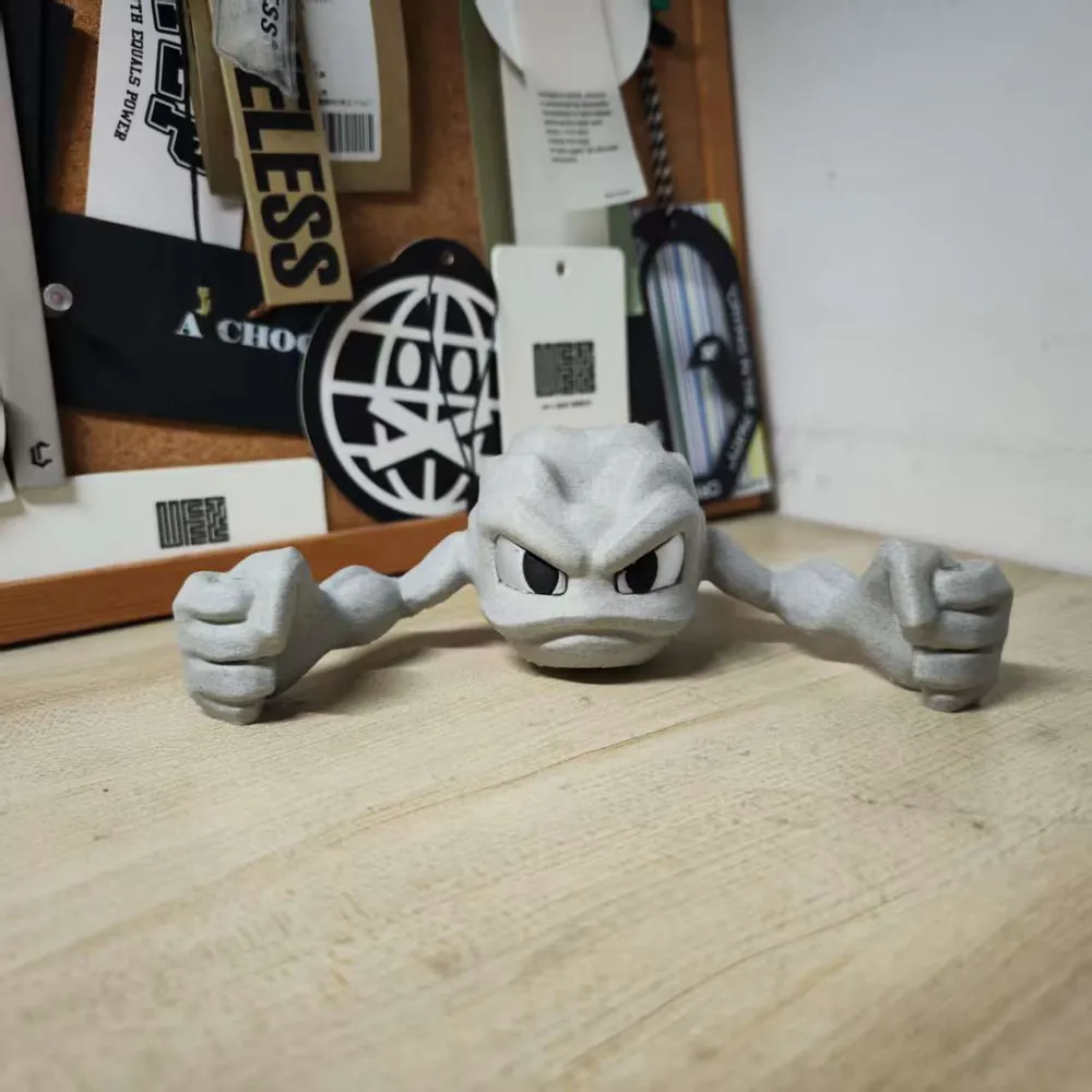 noams Pokemon Geodude 6cm tall - Free 3D Print Model - MakerWorld