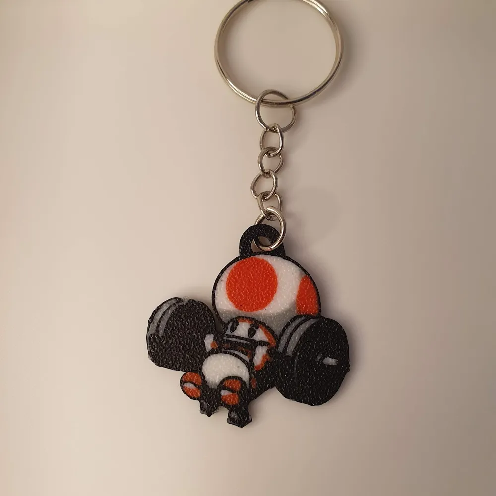 Motivational Toad Keychain (2 sided) by Akg2n - MakerWorld