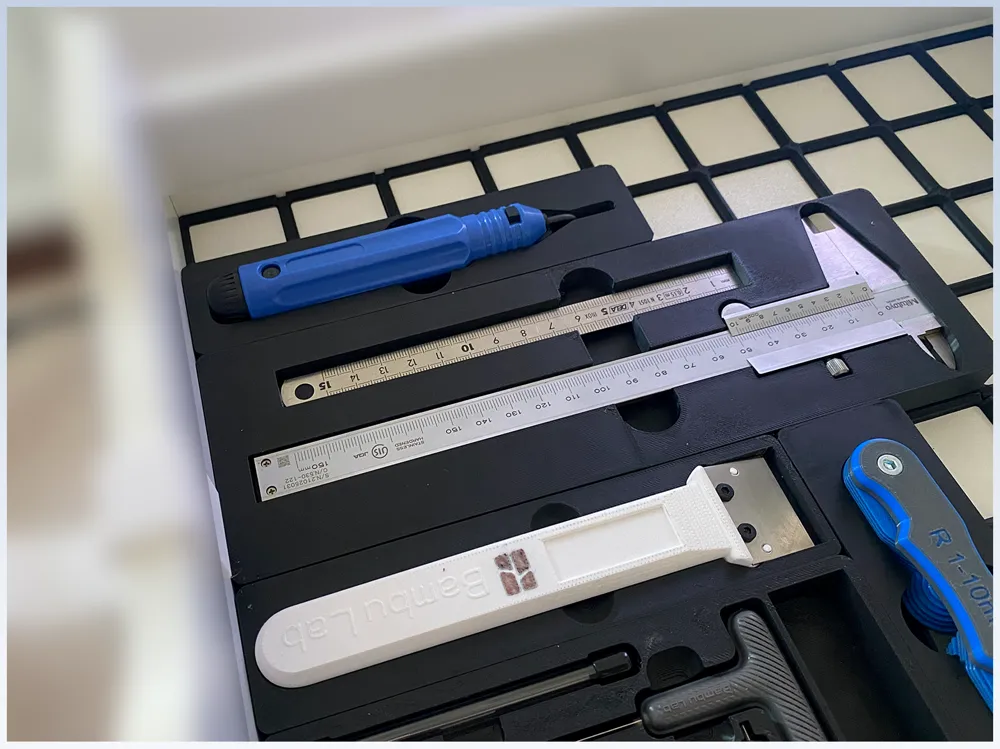 [Gridfinity] Deburring Tool Holder by Lucas MakerWorld: Download Free 3D Models