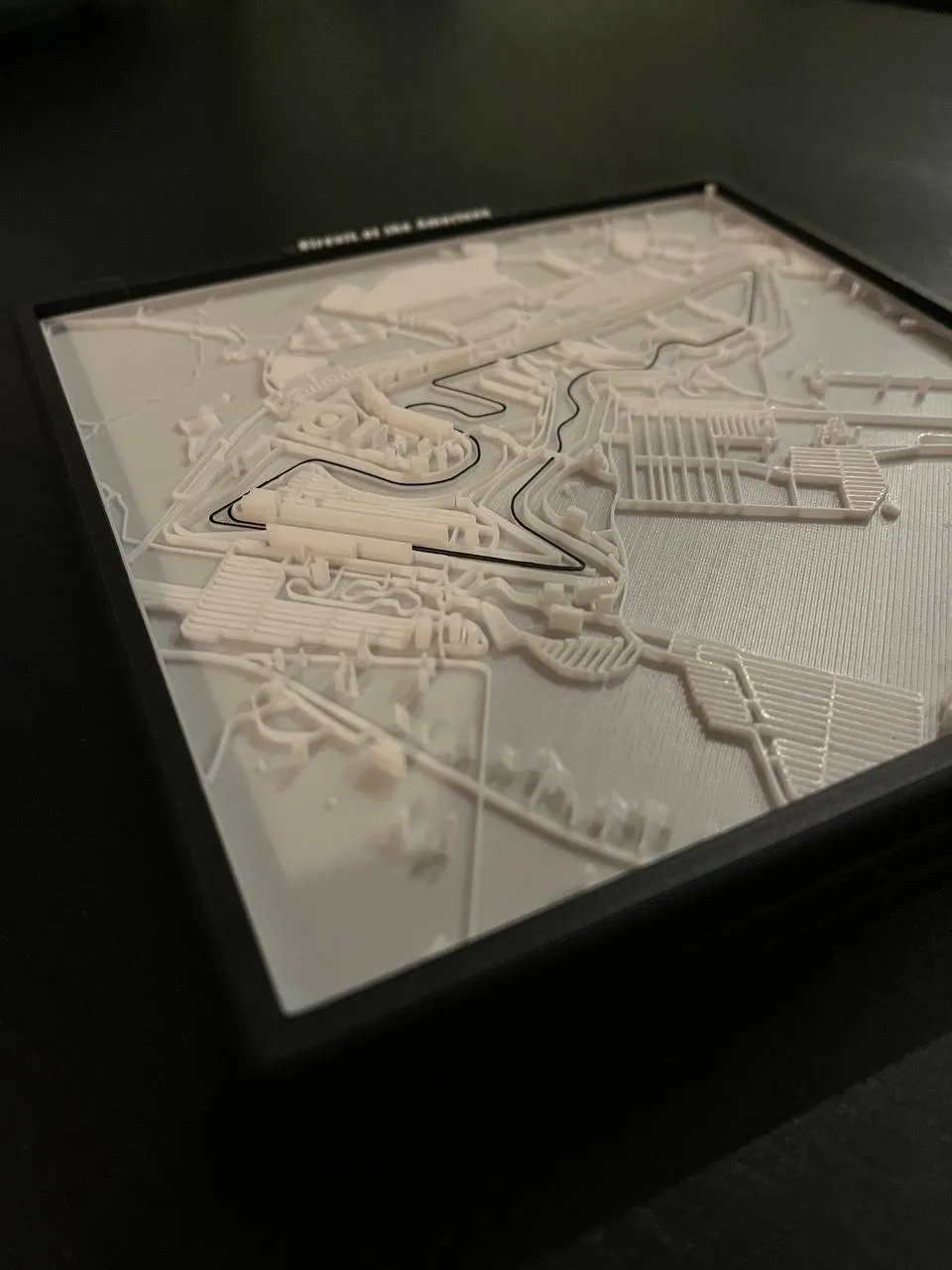 Customizable Formula 1 3D track wall art/streetmap - Free 3D Print ...