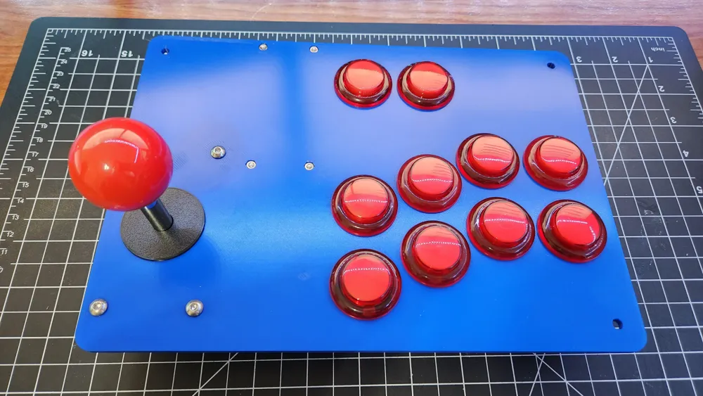Arcade Button Plate by twgondeck - MakerWorld