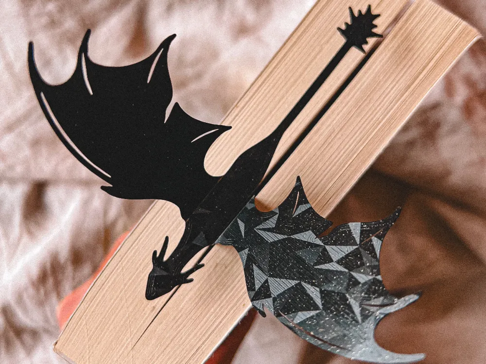 Fourth Wing 3D Dragon Bookmark by Jasons Dreamland - MakerWorld
