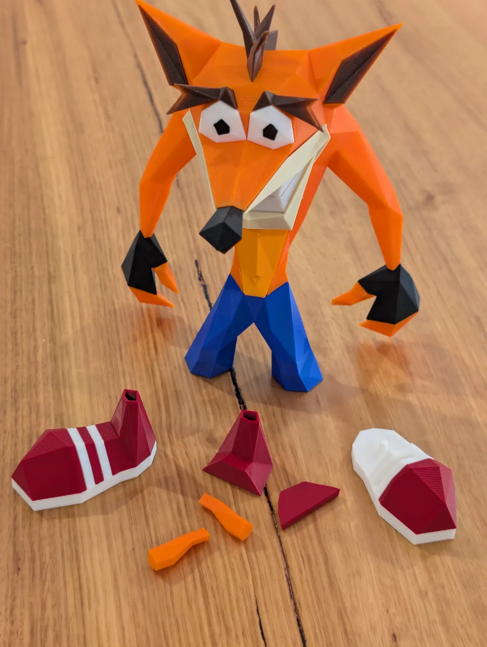 Crash Bandicoot Figure - Low Poly PS1 - NO AMS by Arniel86 MakerWorld ...