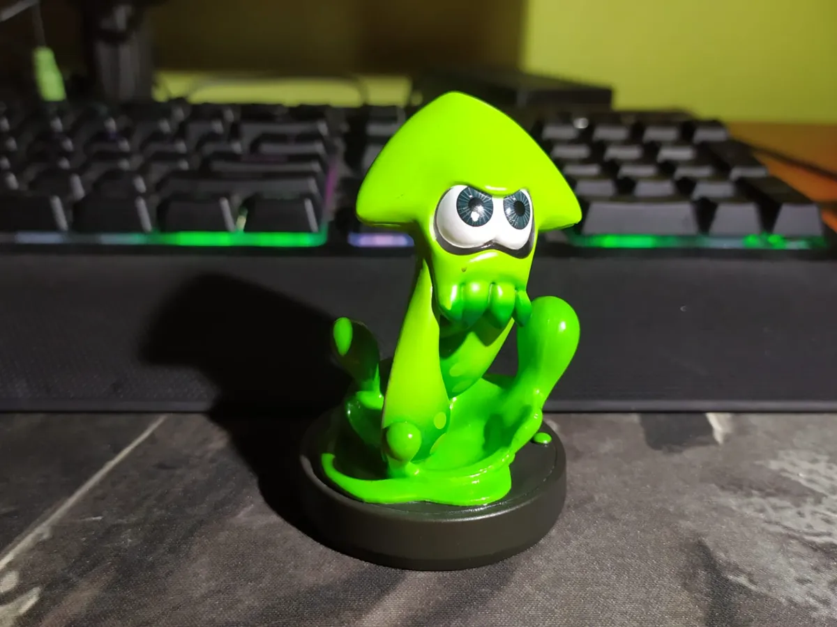 Inkling Squid Amiibo scan - Free 3D Print Model - MakerWorld