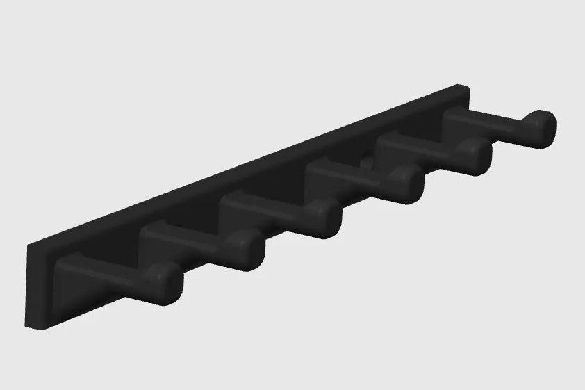 Key Chain Hanger 6 Hooks by 7assanQ MakerWorld: Download Free 3D Models