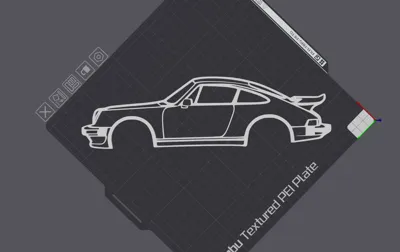 Porsche 911 silhouette by cruse2382 - MakerWorld