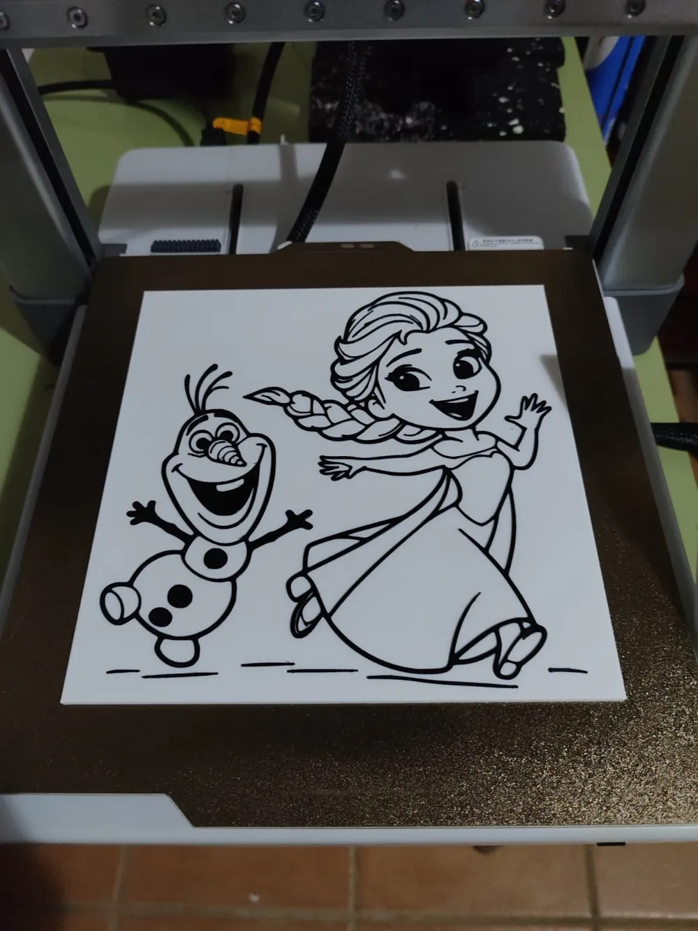 Frozen picture - Free 3D Print Model - MakerWorld