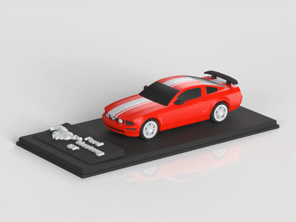 [Ford Mustang] Ford Mustang GT (2005) 1/64 body by SAMPAN棱界复刻 ...